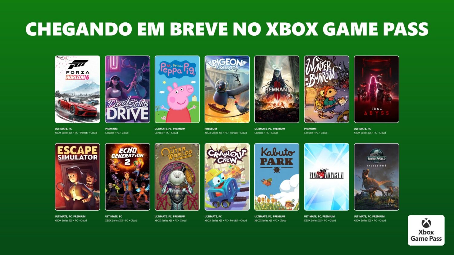 REVELADOS! Confira os novos jogos do Xbox Game Pass em maio | Central Xbox